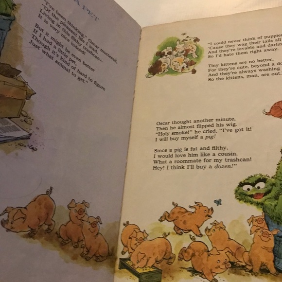 random house | Other | Vintage 971 The Sesame Street Story Book By ...